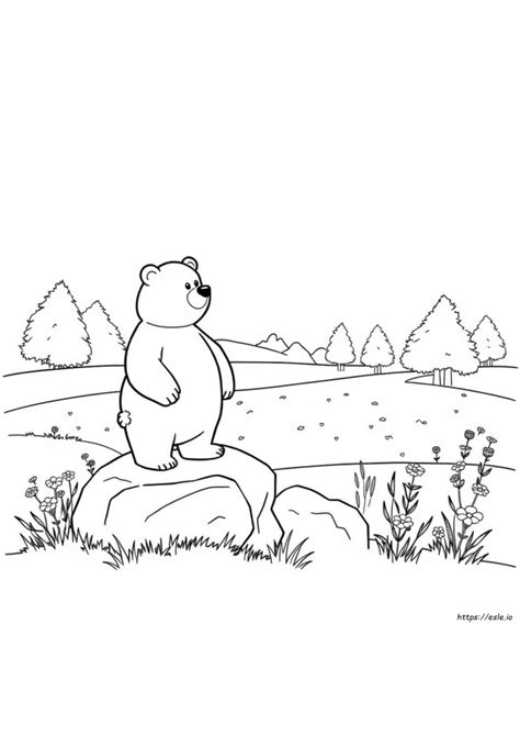 Bossy Bear Coloring Pages