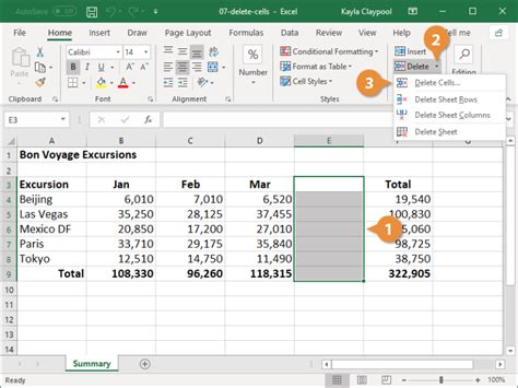 How To Delete A Range Of Cells In Excel Earn And Excel