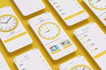 Clock Alarm App UI Kit Design Shack Clock Alarm App UI Kit Design Shack