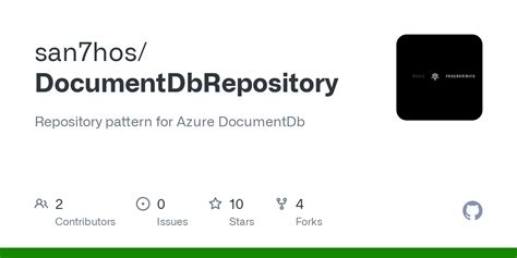 GitHub San Hos DocumentDbRepository Repository Pattern For Azure DocumentDb