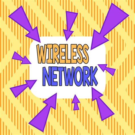 Word Writing Text Wireless Network Business Concept For Computer