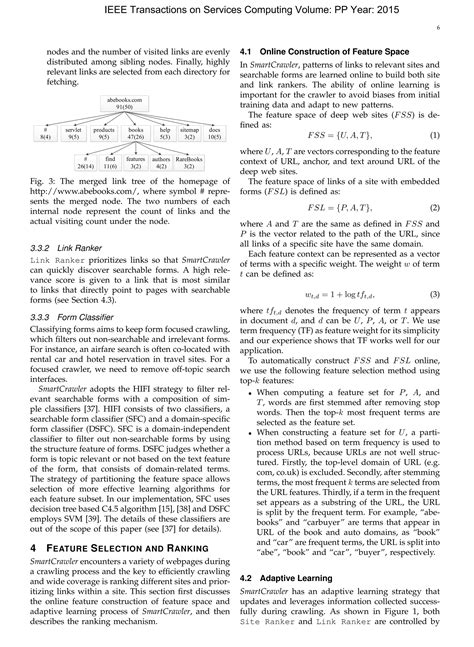 Smart Crawler Base Paper A Two Stage Crawler For Efficiently Harvesting