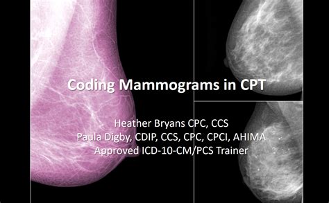 Coding For Mammograms With Cpt — Hs515 A Hs515 D Hs515 M Lb100 A Lb100 M Lb100 D Make