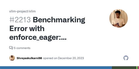 Benchmarking Error With Enforceeager Typeerror Init Got An