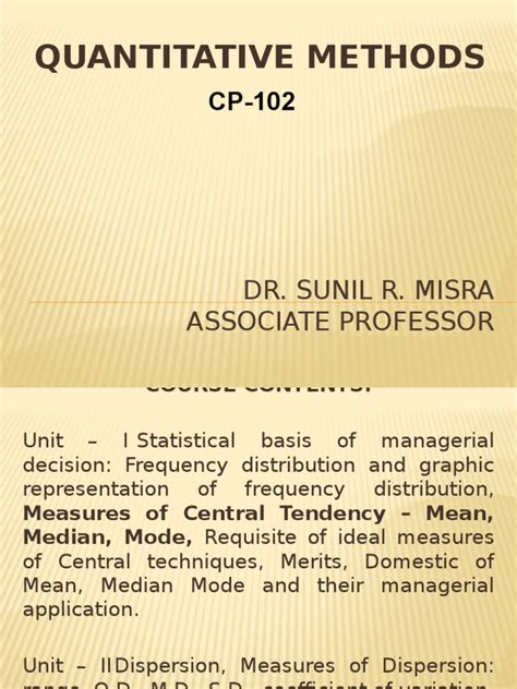 lec 01 qm introduction pdf quantitative research statistics