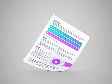 Event Dj Mc Press Kit Template Print Templates Graphicriver