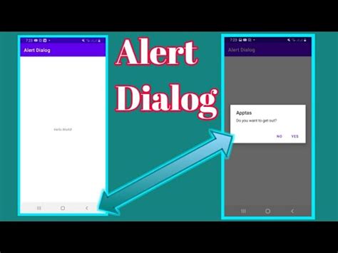 Alert Dialog In Minute Bangla Tutorial Android Alert Dialog With Java YouTube