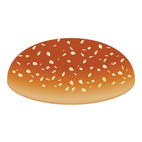 Burger Top Bun Icon Cartoon Style 14498300 Vector Art At Vecteezy