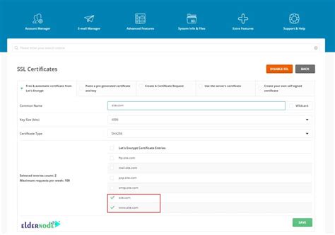 How To Install And Configure Free Ssl On Directadmin Eldernode Blog