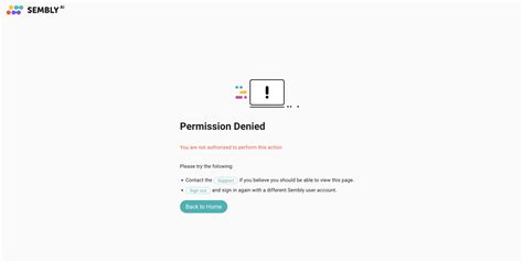 Im Getting The Permission Denied Error While Trying To Access A Meeting What To Do Sembly Ai