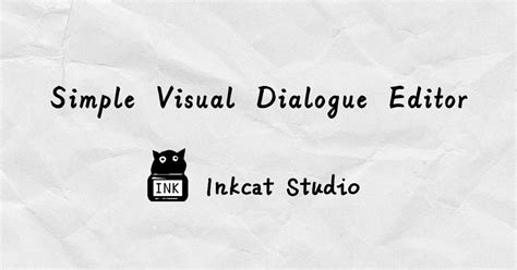 Simple Visual Dialogue Editor Utilities Tools Unity Asset Store