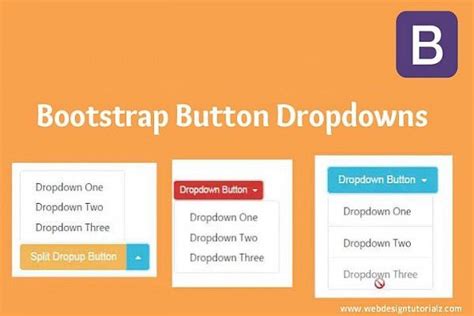 Bootstrap Button Dropdowns Bootstrap Button Full Stack Developer