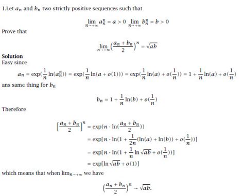 Sequences And Series Asymptotics Of Logarithm Frac 1 N Lnao1
