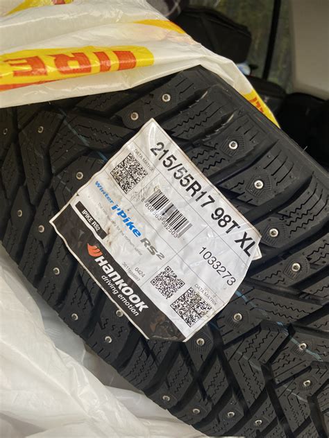 Зимняя резина Hankook Winter I’pike RS2 — Subaru Levorg (1G), 1,6 л ...