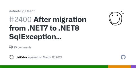 After Migration From Net7 To Net8 Sqlexception 0x80131904 Started To