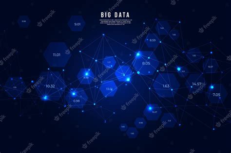 Premium Vector Big Data Abstract Background