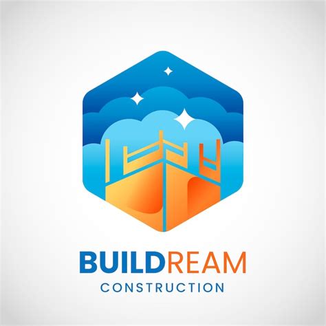 Premium Vector Gradient Construction Logo Template