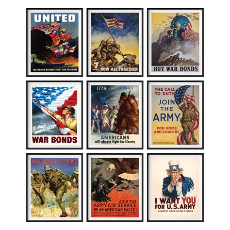 97 Decor Vintage Ww2 Poster Us History Posters For Classroom Decorations World