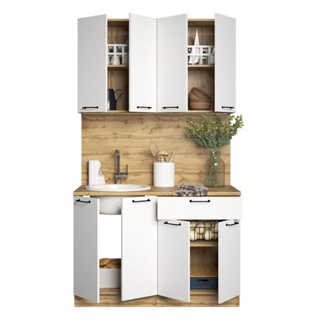 სამზარეულოს კომპლექტი Mdf 1 2 მეტრი თეთრი Art House დაბალი ფასი