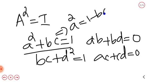 solved let a be a 2 ×2 matrix with real entries let i be the 2 ×2
