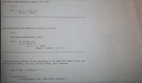 Solved Sorting And Asymptotic Complexity Big O In This