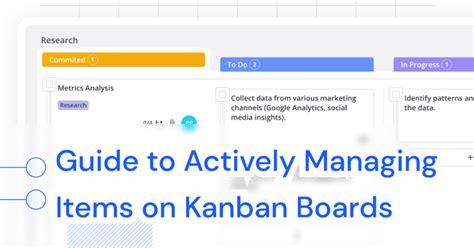 Guide To Actively Managing Items On Kanban Board