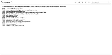How I Used GPT 3 To Hit Hacker News Front Page 5 Times In 3 Weeks