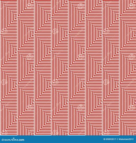 Seamless Vector Abstract Pattern Symmetrical Geometric Repeating Background With Decorative