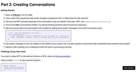 Hackathon 622 Part2 Codesandbox