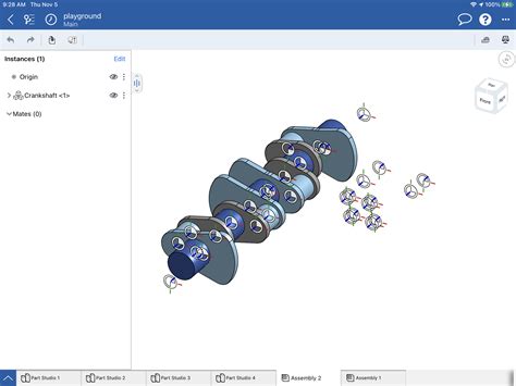 simplifying an assembly — onshape