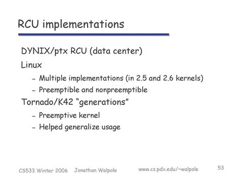 Practical Concerns For Scalable Synchronization Ppt Download