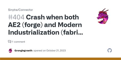 Crash When Both AE Forge And Modern Industrialization Fabric Are Loaded Issue