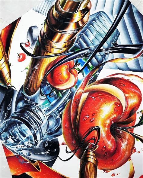 학생수업작입니다~ 사과기초디자인 삼다수기초디자인 기초디자인 기디 미대입시 홍대미술학원 입시미술 디자인피노 Drawing Illust Artwork