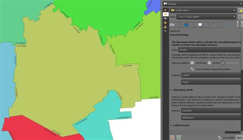 polygon boundary placement in qgis 3 x geographic information