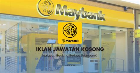 Jawatan Kosong Malayan Banking Berhad Maybank Kekosongan Consumer