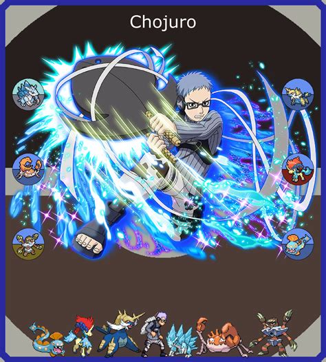 Chojuro Pokemon X Naruto Team By Luxrayheart On Deviantart