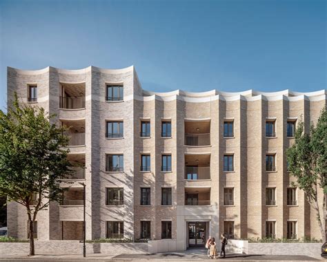 Bell Phillips Creates Cosway Street Housing Block With Fluted Brick Facades