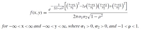 Probability How Does One Solve A Bivariate Normal Density Function Mathematics Stack Exchange