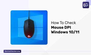 How To Check Mouse DPI In Windows