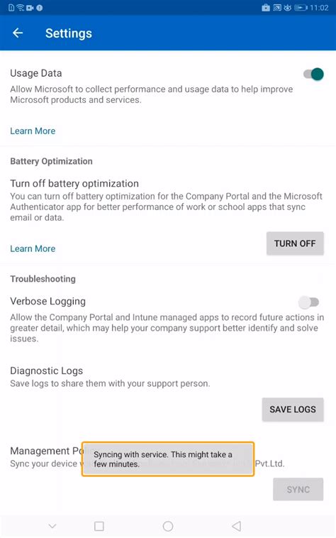 Now Open The Liquid Ui App In The Work Profile