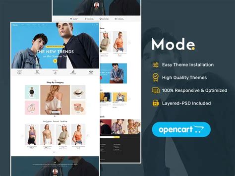 Mode Opencart Theme For Online Fashion Store
