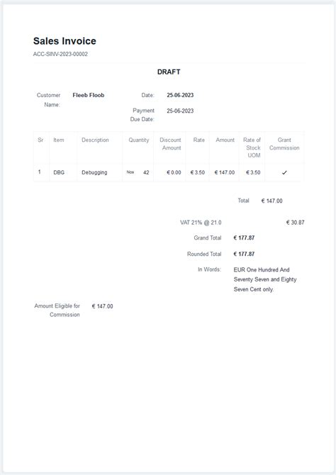 Sales Invoice Customization Struggles Erpnext Frappe Forum