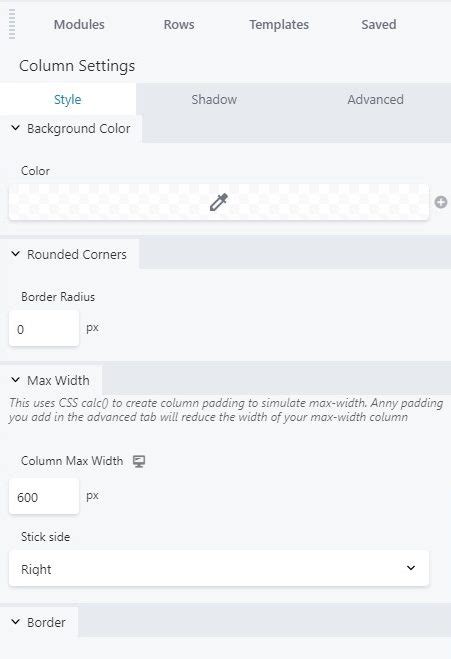 Max Width Columns Sitespot Dev