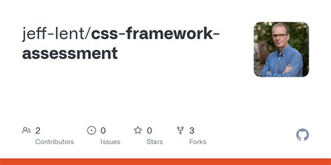 Github Jeff Lentcss Framework Assessment