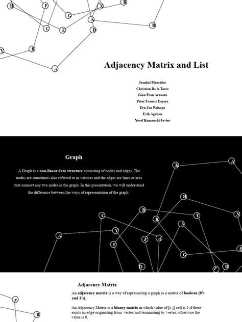 Adjacency Matrix And List Pdf Vertex Graph Theory Theoretical Computer Science