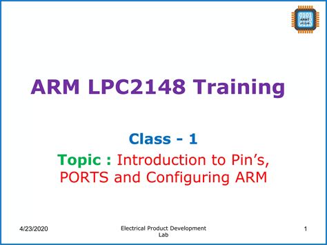 Introduction To ARM LPC PDF Computer Peripherals Computing