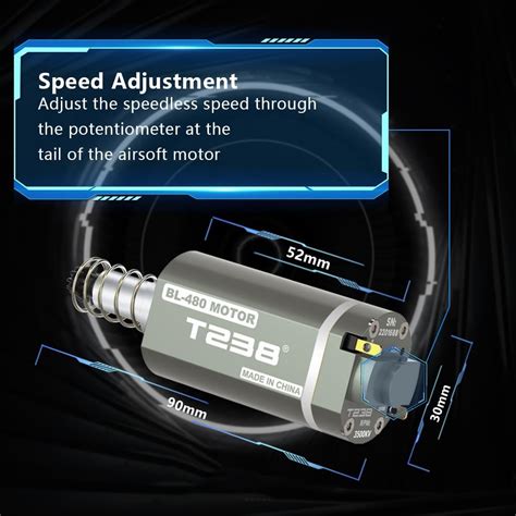 T238 Brushless Motor High Speed High Torque Airsoft Brushless Motor