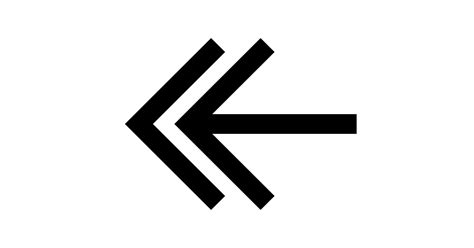 Navigation Move Movement Arrow Direction Pointer Navigate Double Left Free Vector Icon Iconbolt