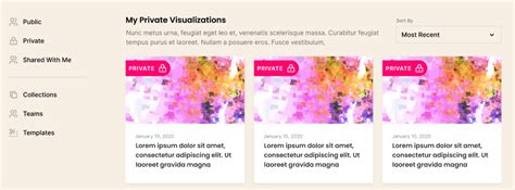 profile sidebar public vs private · issue 208 · vizhub core vizhub