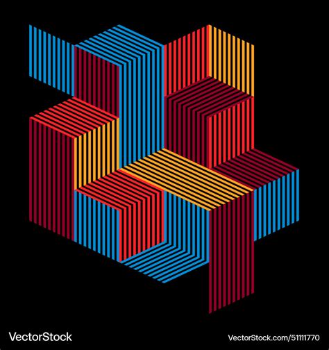 Abstract Artistic Geometric Background Dynamic Vector Image